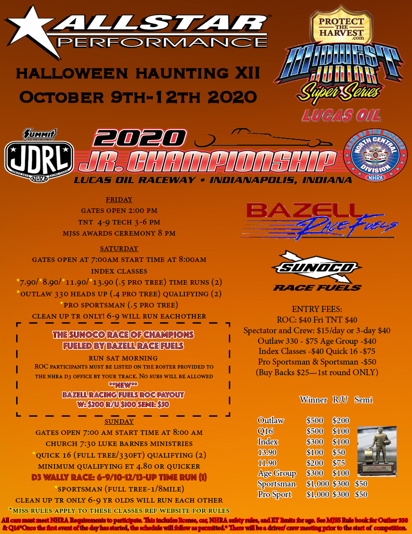 Schedule : Midwest Jr Super Series