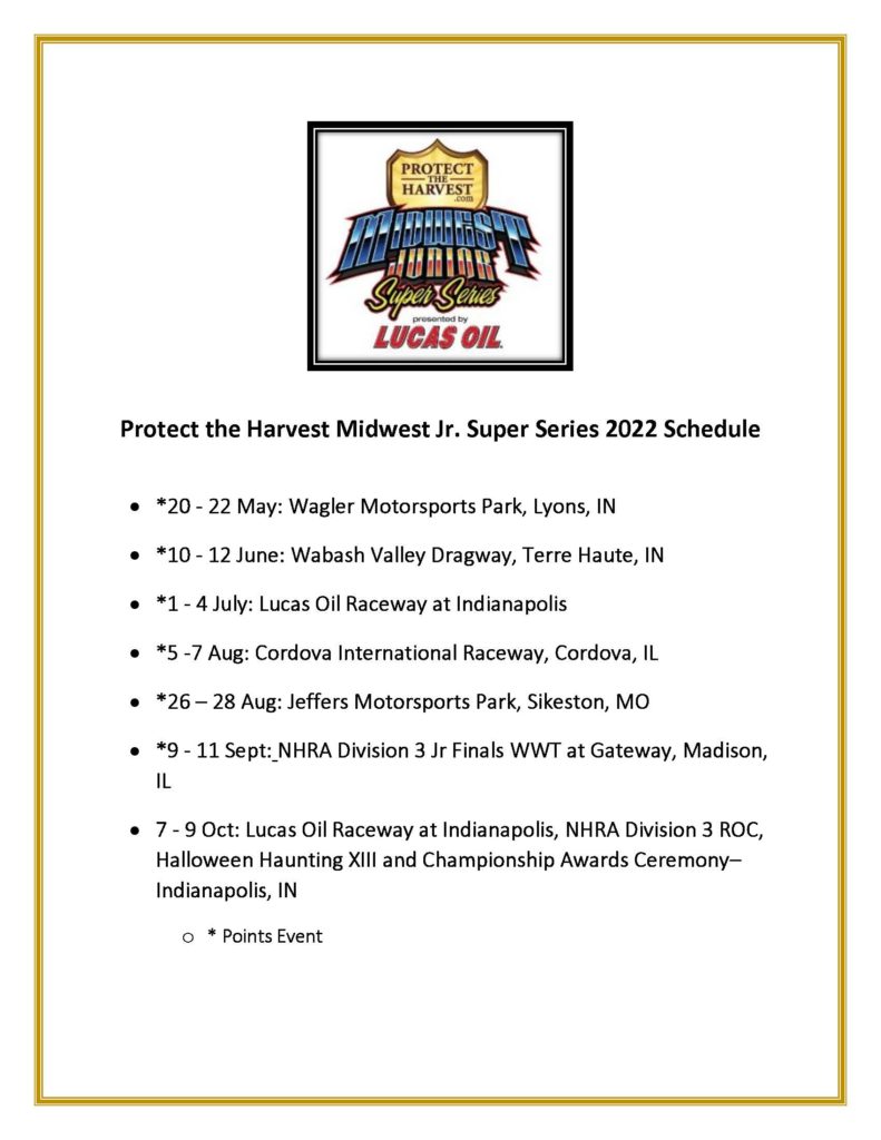 Schedule | Midwest Jr Super Series